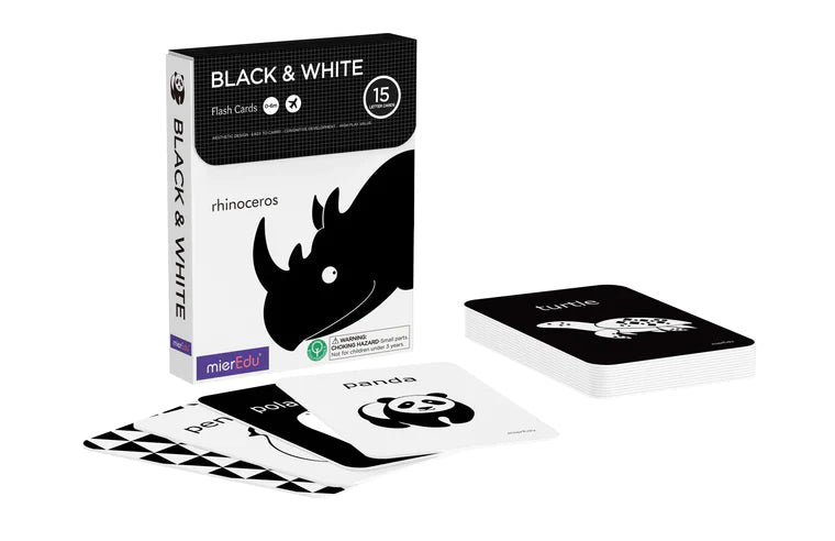 Cognitive Flash Cards - Black and White – Lollipop's Toys
