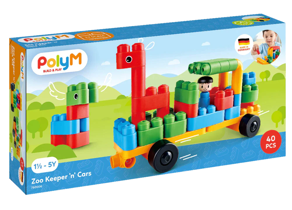 Poly M Zookeeper and Cars – Lollipop's Toys