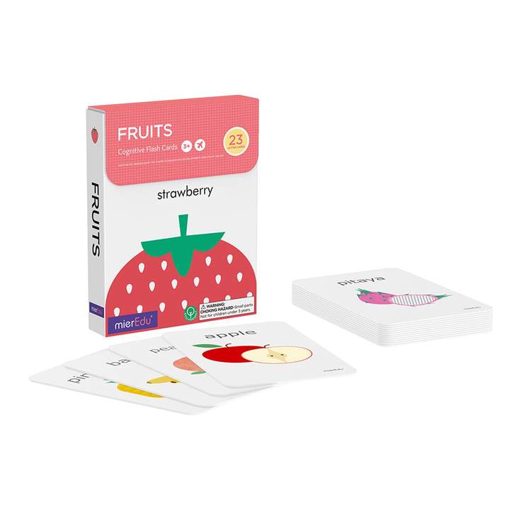 Cognitive Flash Cards - Fruits – Lollipop's Toys